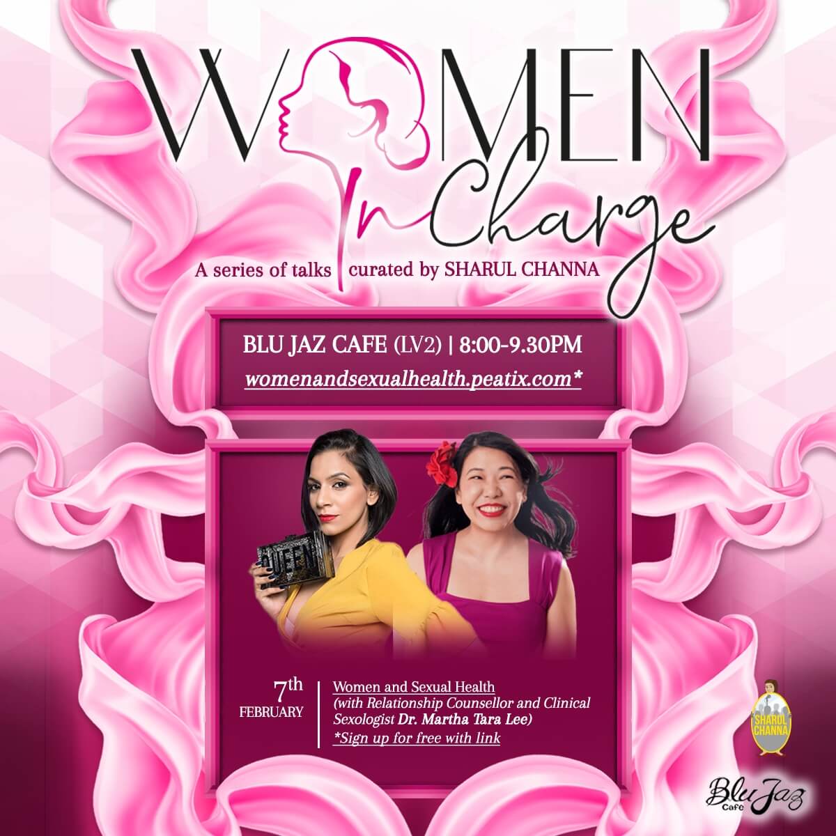 Women in Charge ( Sexual health talk with Dr. Martha Tara Lee and Sharul Channa) - Eros Coaching